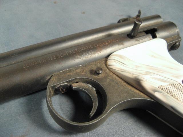 Benjamin 422 22 Cal Air Pistol No Bolt Vintage For Sale at GunAuction ...