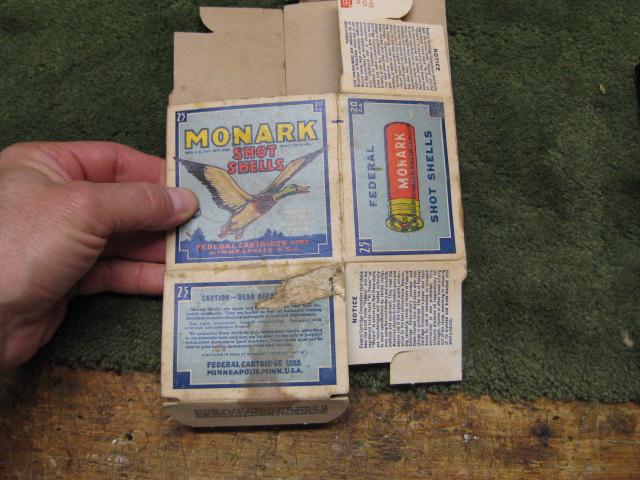Federal Monark Duck Shotshell Box 1958 20ga Empty For Sale at ...