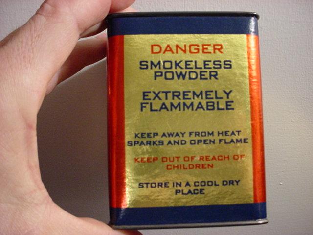 ALCAN AL-5 Smokeless Gun Powder tin EXCELLENT S&W - Picture 2