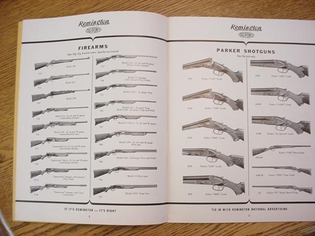 Remington Advertising Book Rifles Shotguns Ammo 40 For Sale at ...