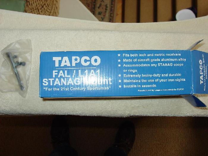 Tapco FAL/L1A1 STANTAG Scope Mount New in Box