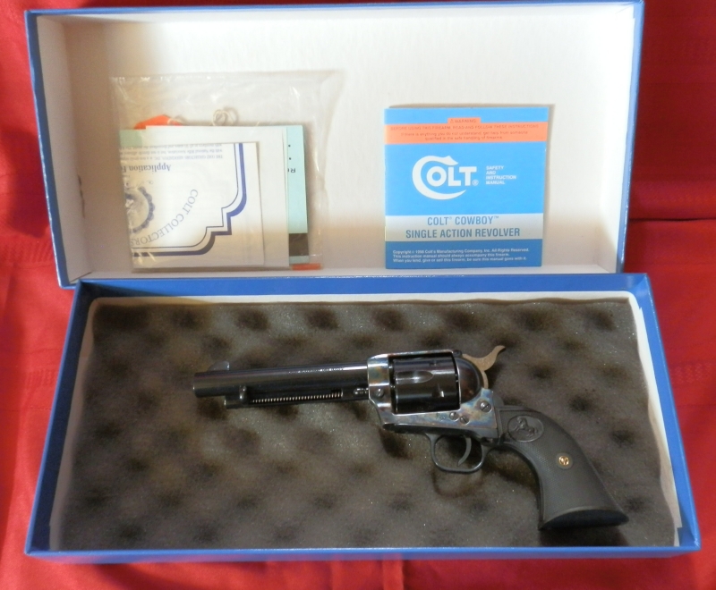 Colt Cowboy Single Action 45 Unfired For Sale at GunAuction.com - 11375059