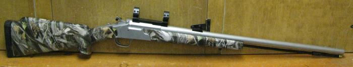 Knight Kp1 Stainless/Camo 50 Cal For Sale at GunAuction.com - 9509439