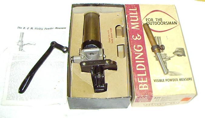 BELDING & MULL POWDER MEASURE