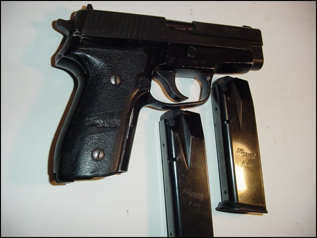 Sig Sauer 9mm Model P228 228 With 2 Hi-Capacity For Sale at GunAuction ...