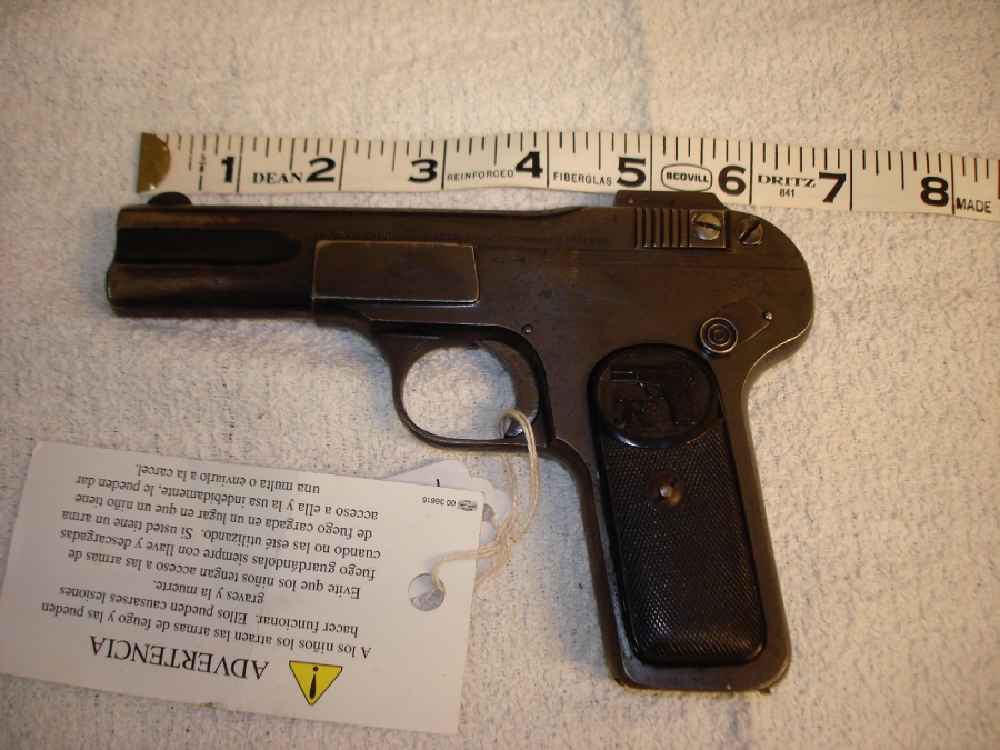 Fn Browning, Model 1899, .32 W/Magazine Very For Sale at GunAuction.com ...