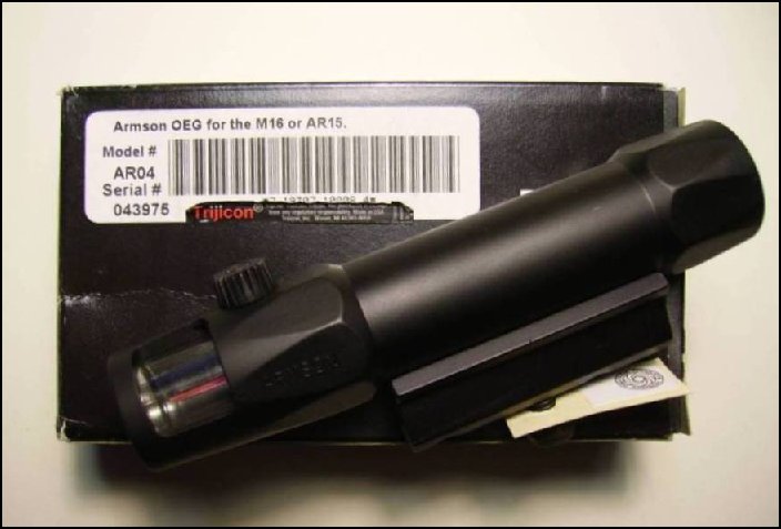 Trijicon Armson O.E.G. Model Ar04, For Ar15/M-16 For Sale at GunAuction ...