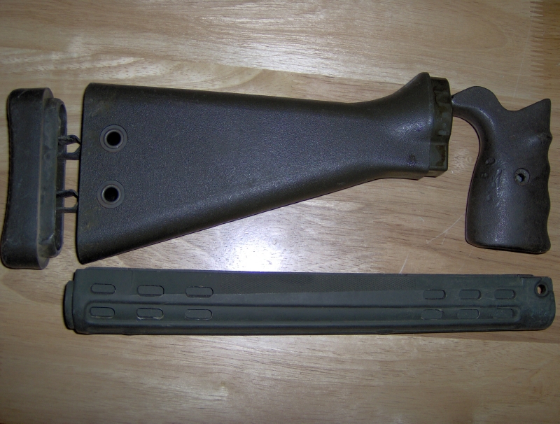 Hk 91, G3, Cetme, Ptr 91, Sar 8 Green Stock Set For Sale at GunAuction ...