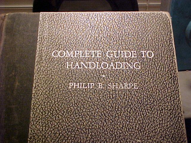 Old Phil Sharpe Reloading Book For Sale at GunAuction.com - 8443912