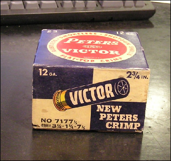 Peters Victor 12 Gauge Shotshell Box .... Full For Sale at GunAuction ...