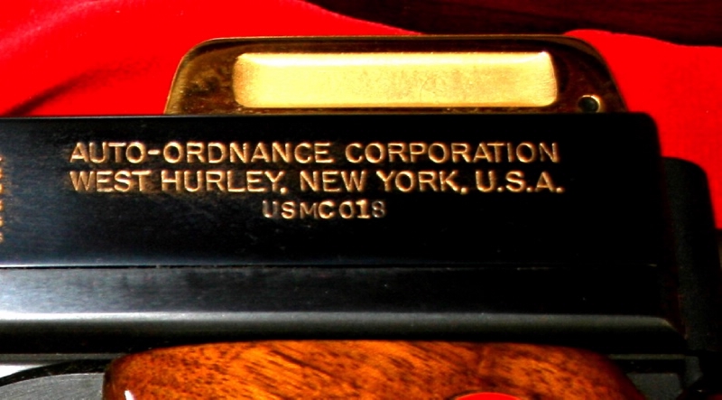 American Historical Foundation Usmc,Thompson Machine Gun,24 Ct Gold ...