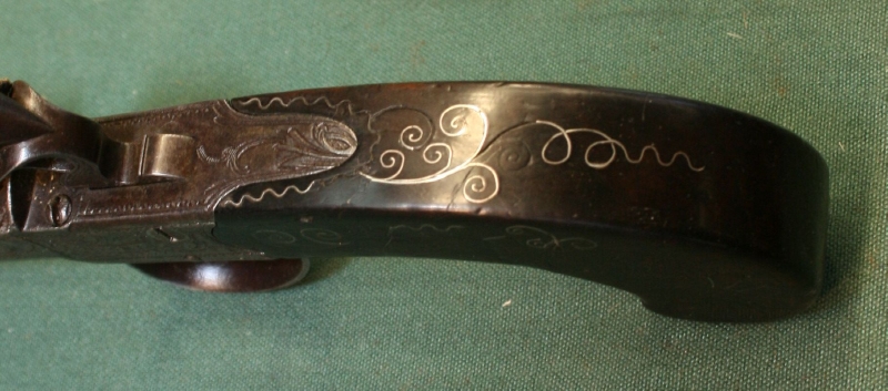 Hickin,1863 England,Flintlock Single Shot,Flintlock,One Piece Grip ...