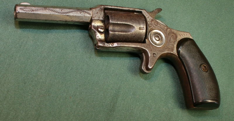 Red Jacket,Ivers,H&R,Hopkins Vintage,5 Shot,Engraved,32 Caliber ...