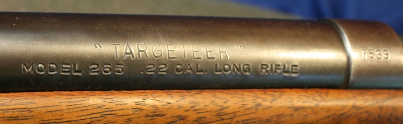 Harrington & Richardson, Inc. Model 265,Targeteer,Mag Fed,Bolt Action ...