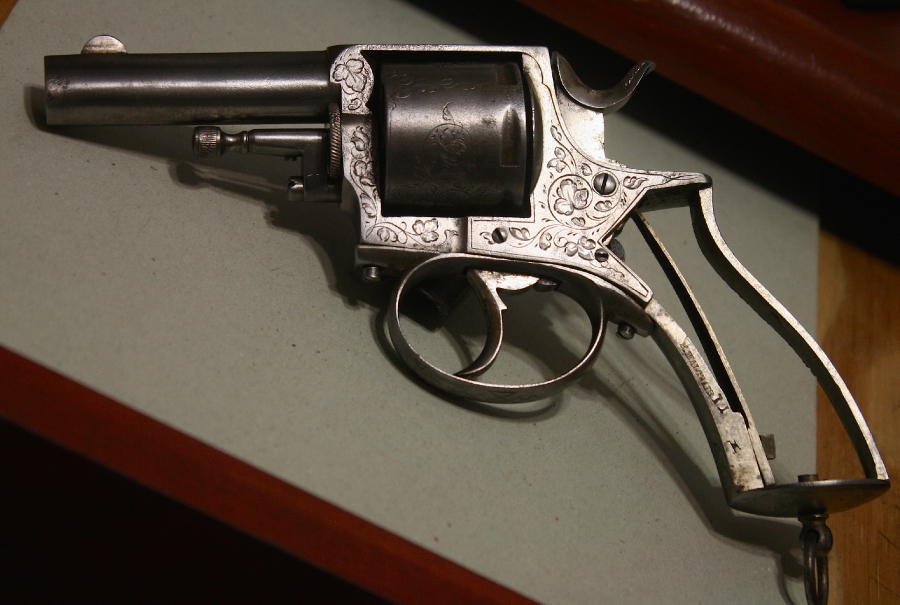 British , Belgium British Constabulary,6 Shot,Engraved,Revolver For ...