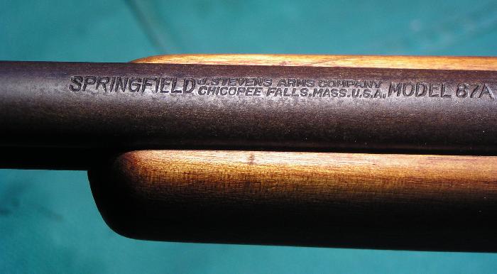 Springfield Arms Company Springfield Model 87a,J.Stevens Arms,22 Call ...