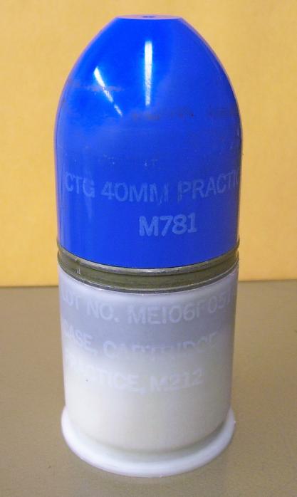 M781 40MM PRACTICE GRENADE-LIVE TRAINER