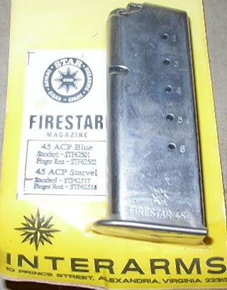 Astra Firestar .45 Cal Nickel Mag For Sale at GunAuction.com - 8216045