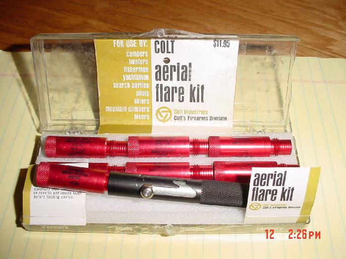 Colt Pen Flare Launcher Kit W/Live Flares Minty For Sale at GunAuction ...