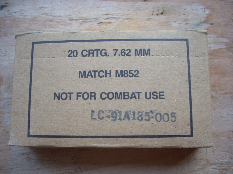 National Match M14 M-14 308 M852 7.62 Nato 20rdbox For Sale at ...