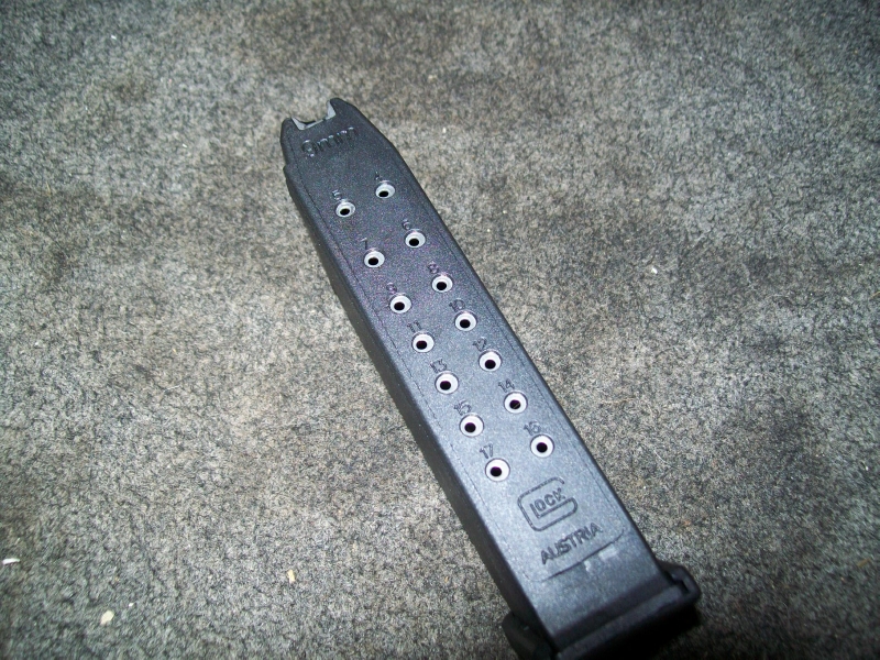 Glock 17 & 34 -- New 17rd Factory Mag - Gen 4 Ambi For Sale at ...