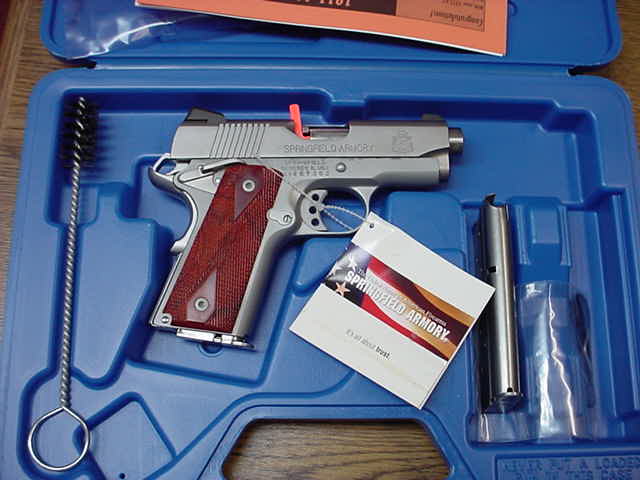 Springfield Armory Ultra Compact 9mm - New In Box - Stainless Rosewoo ...