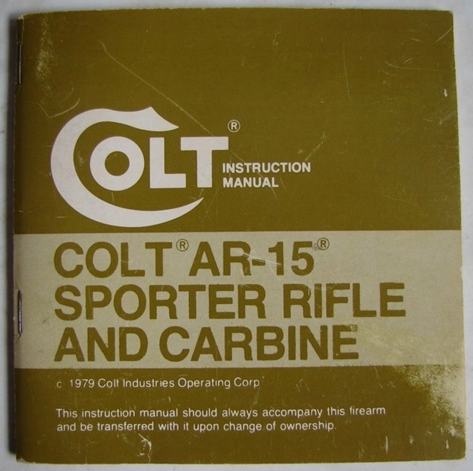 Colt Sp1 Carbine (R6001) Ar 15 Pre Ban Unfired Mint Condition For Sale ...
