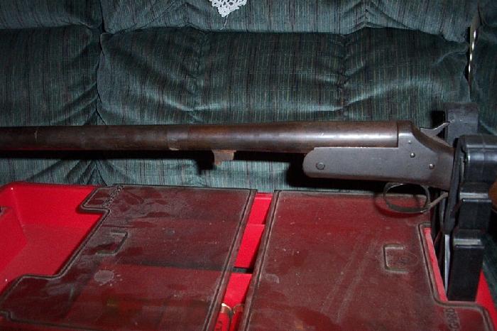 Long Tom 12 Ga Single Shot Shotgun For Sale at GunAuction.com - 9053360