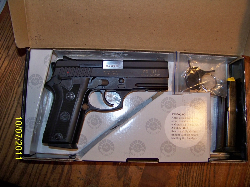 Taurus Pt 911 In 9mm For Sale at GunAuction.com - 10834102