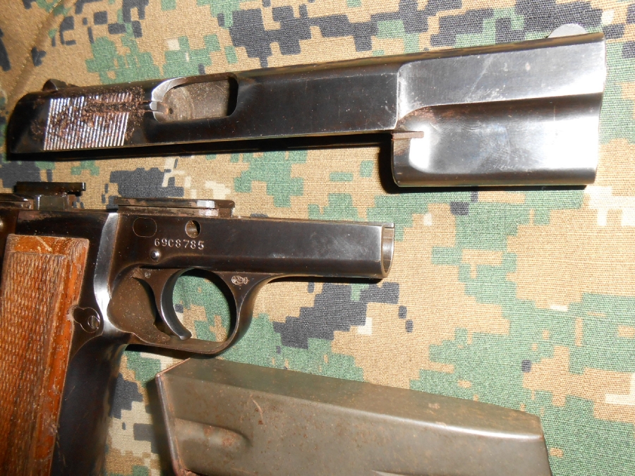 Browning Hi-Power 9mm Frame, Slide And Magazine For Sale at GunAuction ...