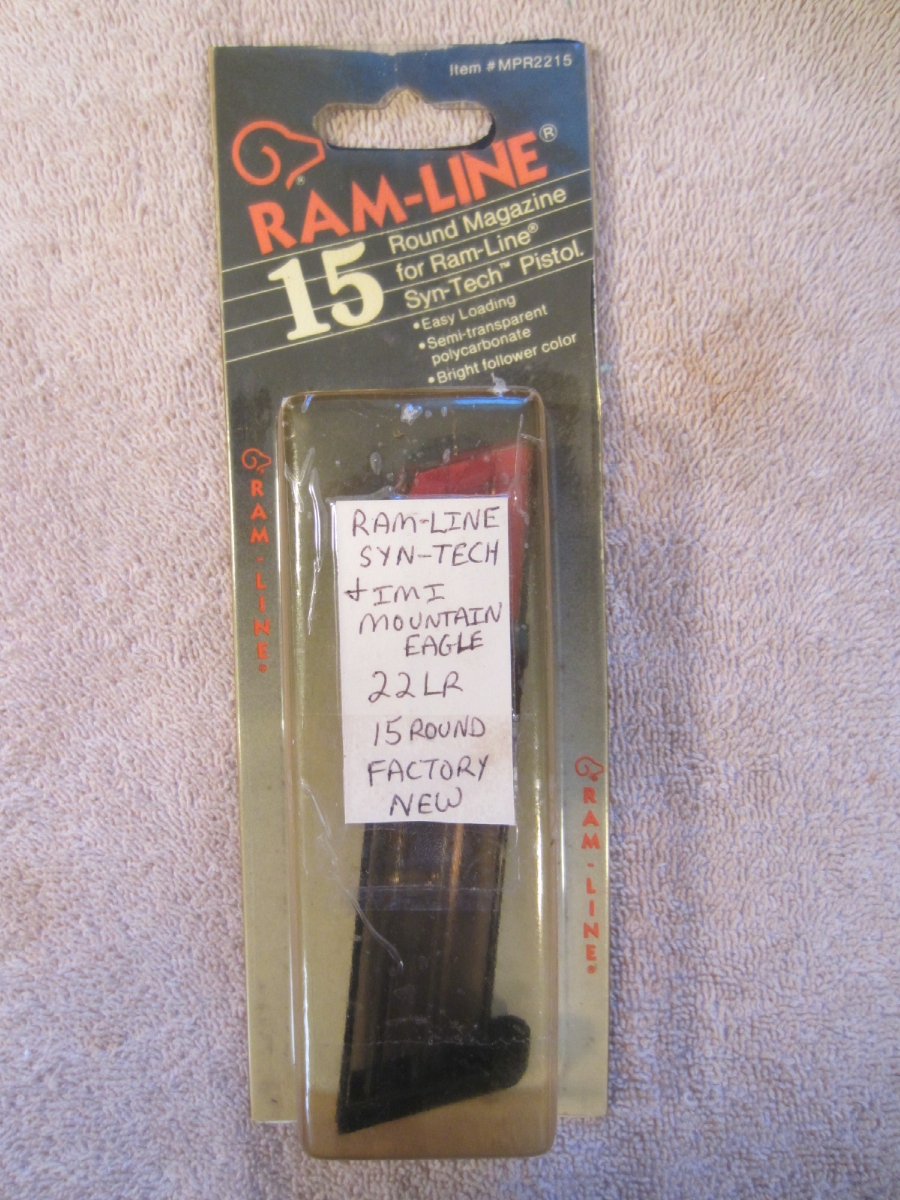 Ram-Line Syn-Tech & Exactor 15 Rd .22lr Magazine For Sale at GunAuction ...