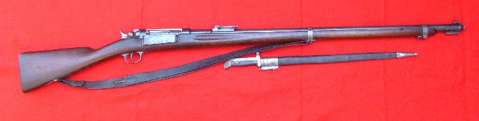 Danish Krag-Jrgensen Rifle M1889. Made In 1910 For Sale at GunAuction ...