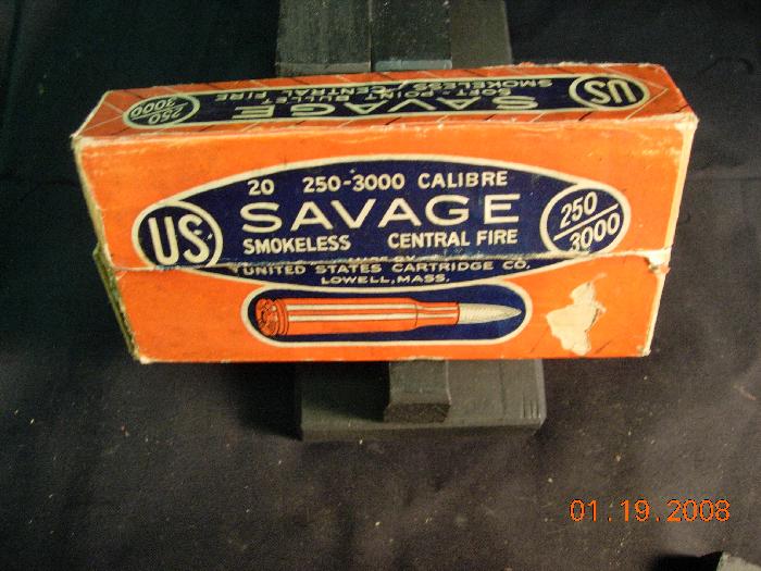 250-3000 Savage United States Cartridge Co Ammo For Sale at GunAuction ...
