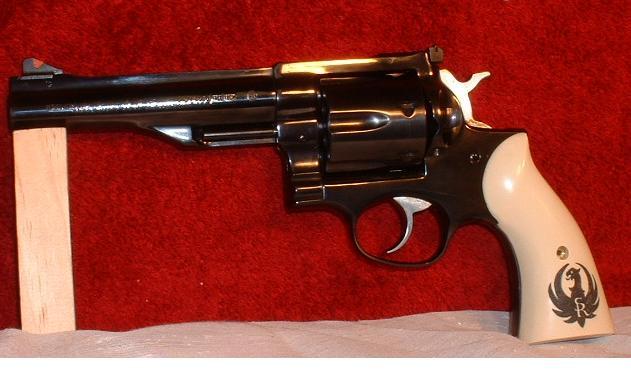 Ruger Redhawk .44 Mag, Dark Blue W/Fake Ivory Grip For Sale at ...