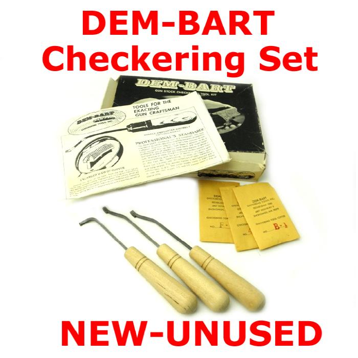 Checkering Set By Dem-Bart New No Reserve For Sale at GunAuction.com ...