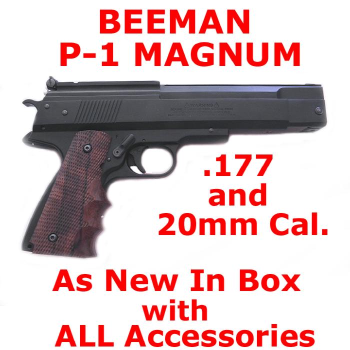 Beeman Model P1 Magnum As New Many Accessories... For Sale at ...