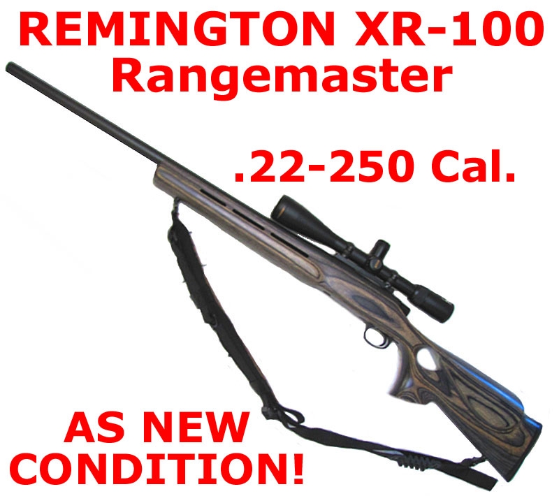 Remington Arms Co, Inc. Model Xr-100 Rangemaster .22-250 Cal Like New ...