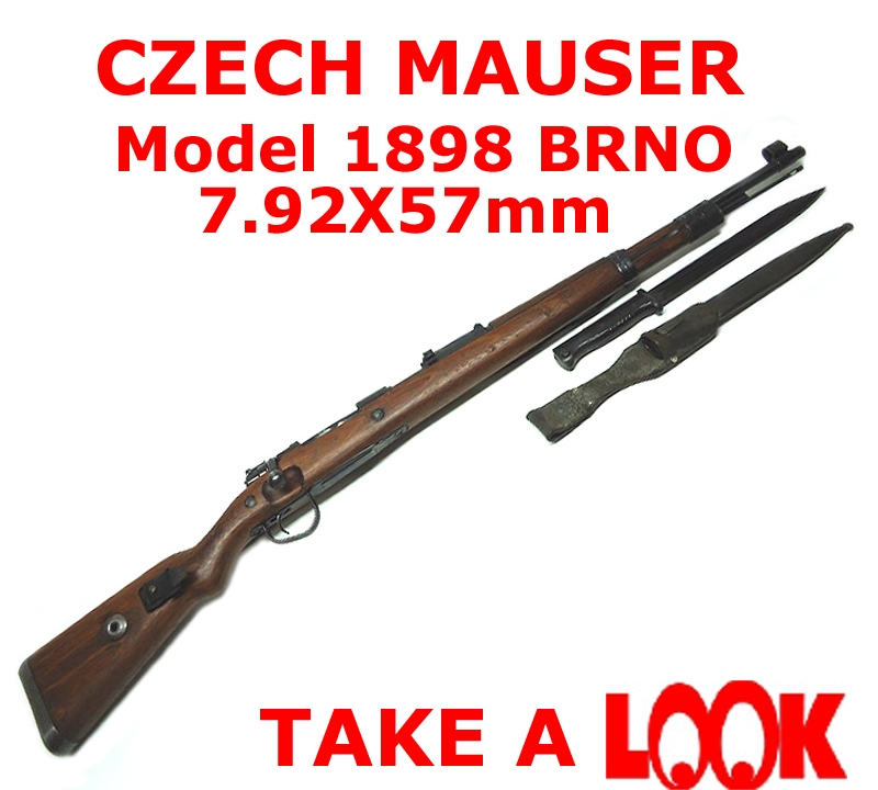 CZ-Brno Czech Mauser M98 7.92X57mm Take a L@@K...