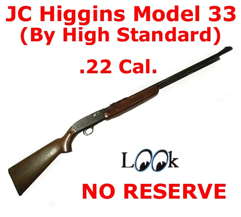 J.C. Higgins Model 33 .22 Cal Take A Lk No Reserve For Sale at ...