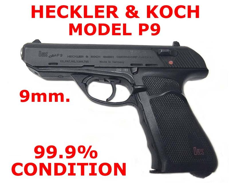 Heckler & Koch Model P9 9mm In Superb Condition Lk... For Sale at ...
