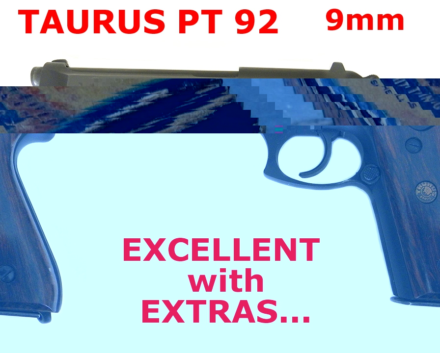 Taurus Model 92 F Early 1992 Production - Excellent Lk For Sale at ...