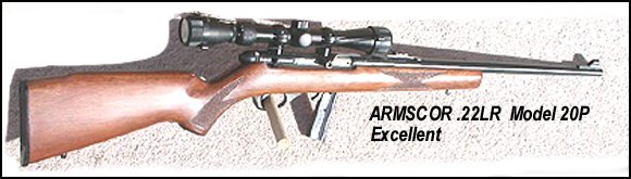 Armscor .22lr Semi-Auto Model 20p With Scope For Sale at GunAuction.com ...