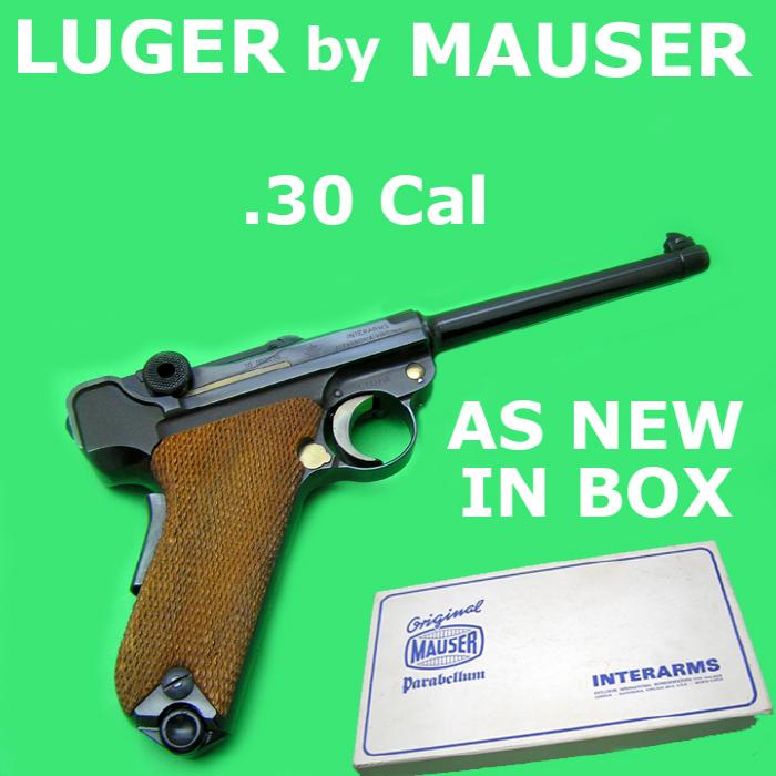 Mauser Luger .30 Luger Cal. 6' Barrel + 450 Rds. Of Ammo For Sale at ...