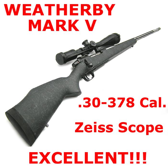 Weatherby Mark V .30-378 Wby Magnum With Zeiss Scope Lk For Sale at ...