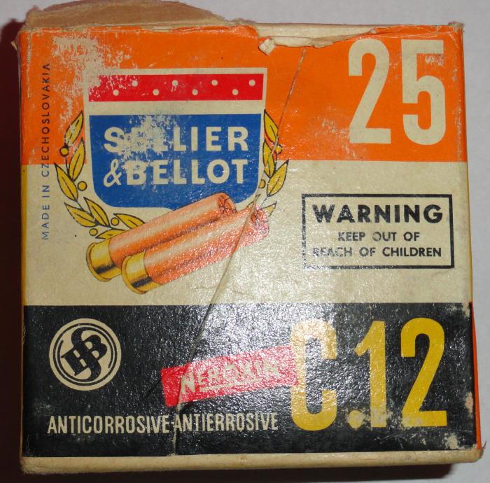 Sellier & Bellot 25 Rnd. Box 12 Ga. Paper Shells For Sale at GunAuction ...