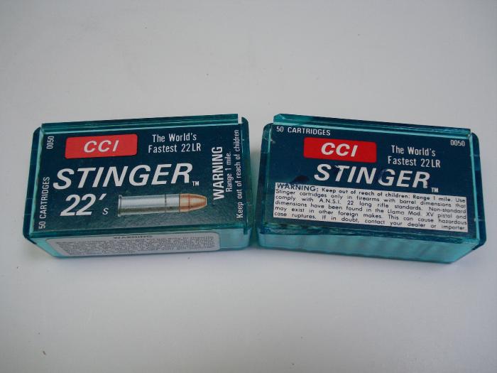 CCI 22 STINGERS 2 DIFFERENT TYPE FULL BOXES