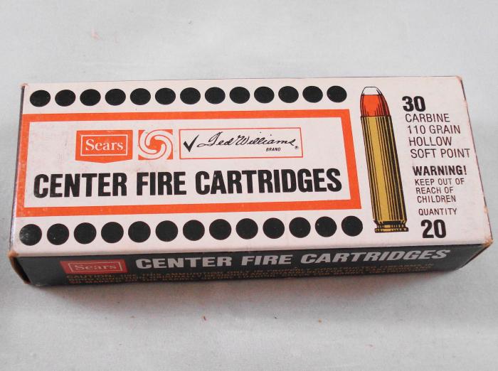Sears 30 Carbine 110gr. Hollow Soft Point For Sale at GunAuction.com ...