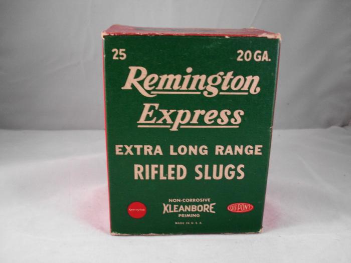 Remington Express 20ga. Master Slug Box And 5 Boxs For Sale at ...