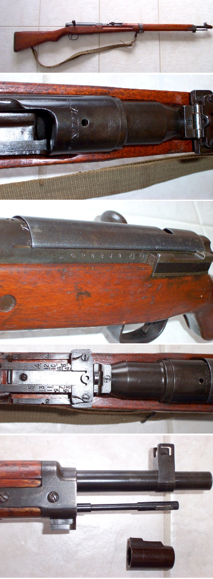 Japanese Arisaka Type 99 Rifle W/ Sling And Muzzle Cover For Sale at ...