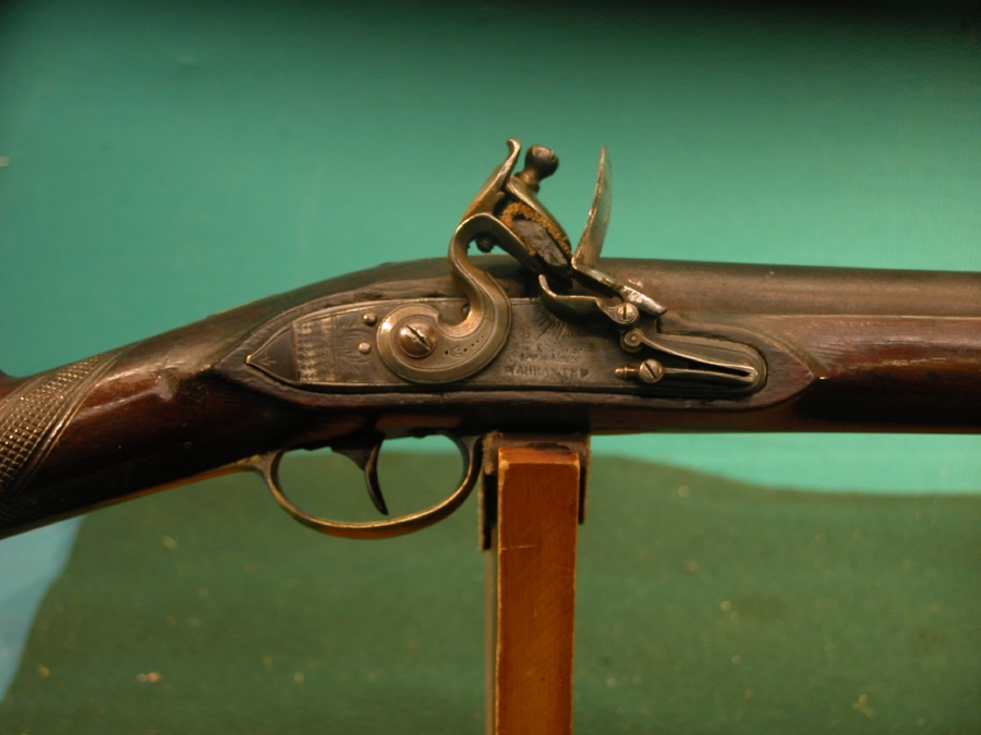 New England Flintlock Militia Musket Dated 1830 For Sale at GunAuction ...